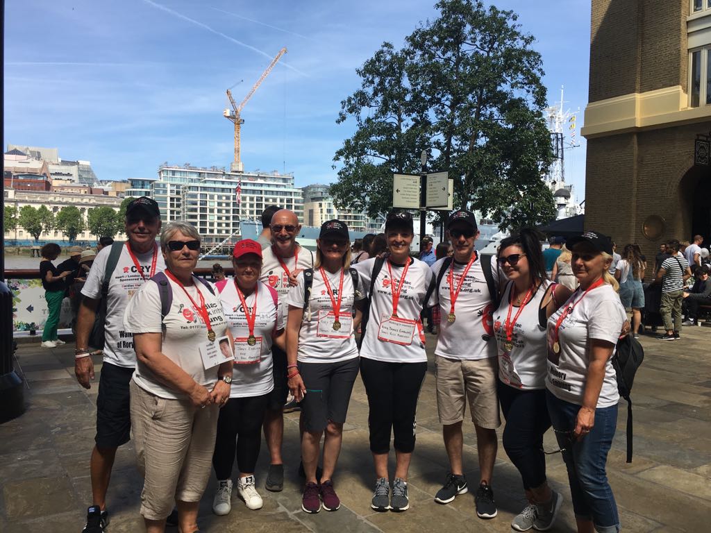 Embling Family take part in CRY Bridges Walk in memory of Rory ...